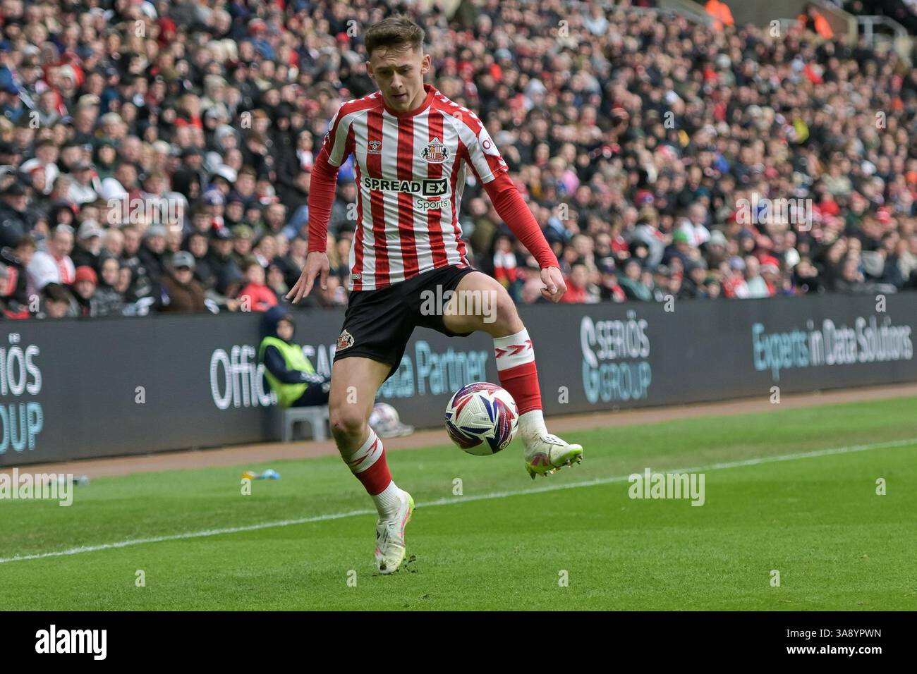 Sunderland's Chris Rigg during the Sky Bet Championship match between ...
