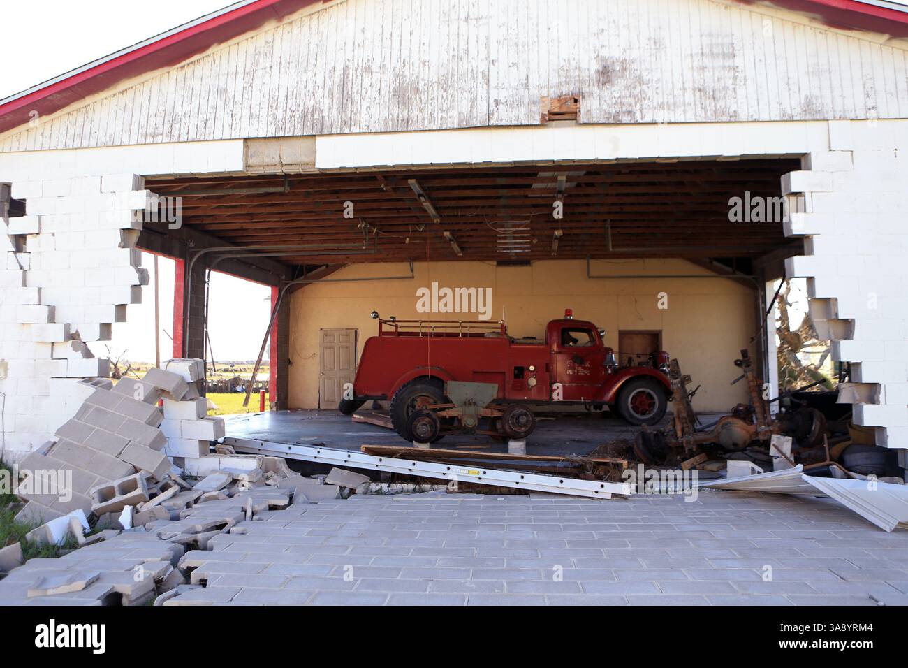 August 30, 2017 - Lockport, Texas, U.S. - The building to the Fulton ...