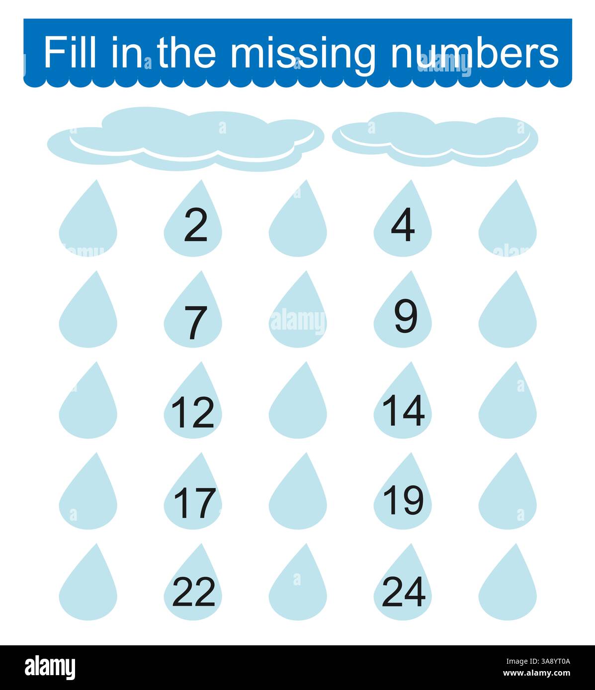 Math game for preschool and school age children. Educational material ...