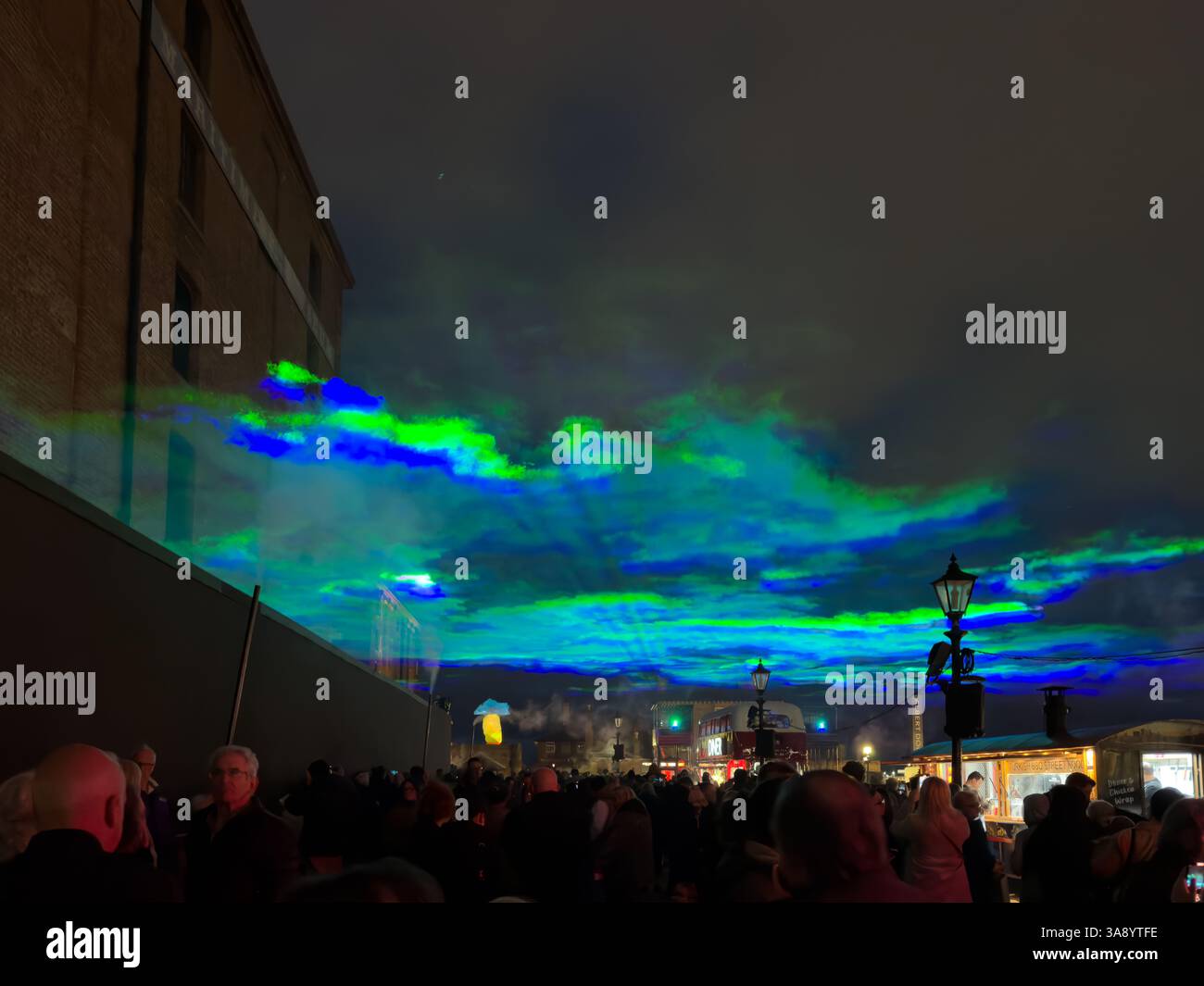 Borealis Light Experience at Royal Albert Dock Liverpool. 27th March ...