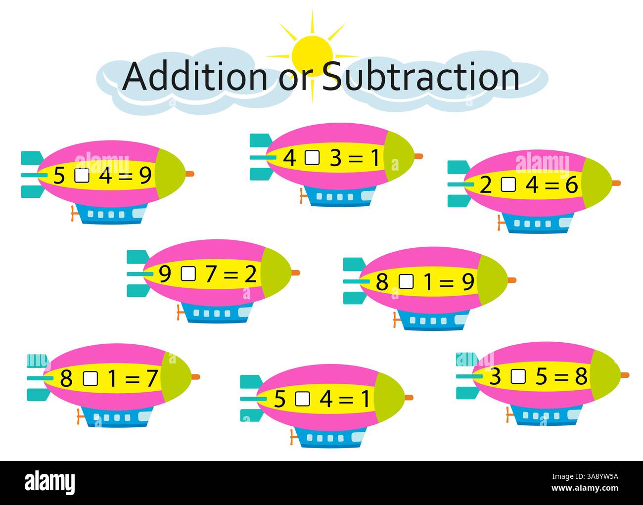 Math activity for children. Developing numeracy skills. Number range up ...