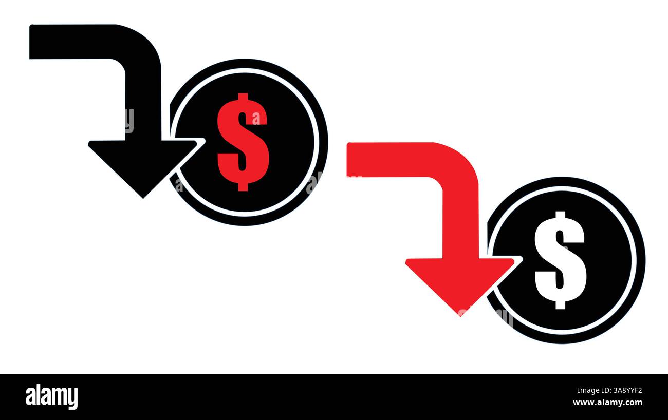 Economic market low Stock Vector Images - Alamy