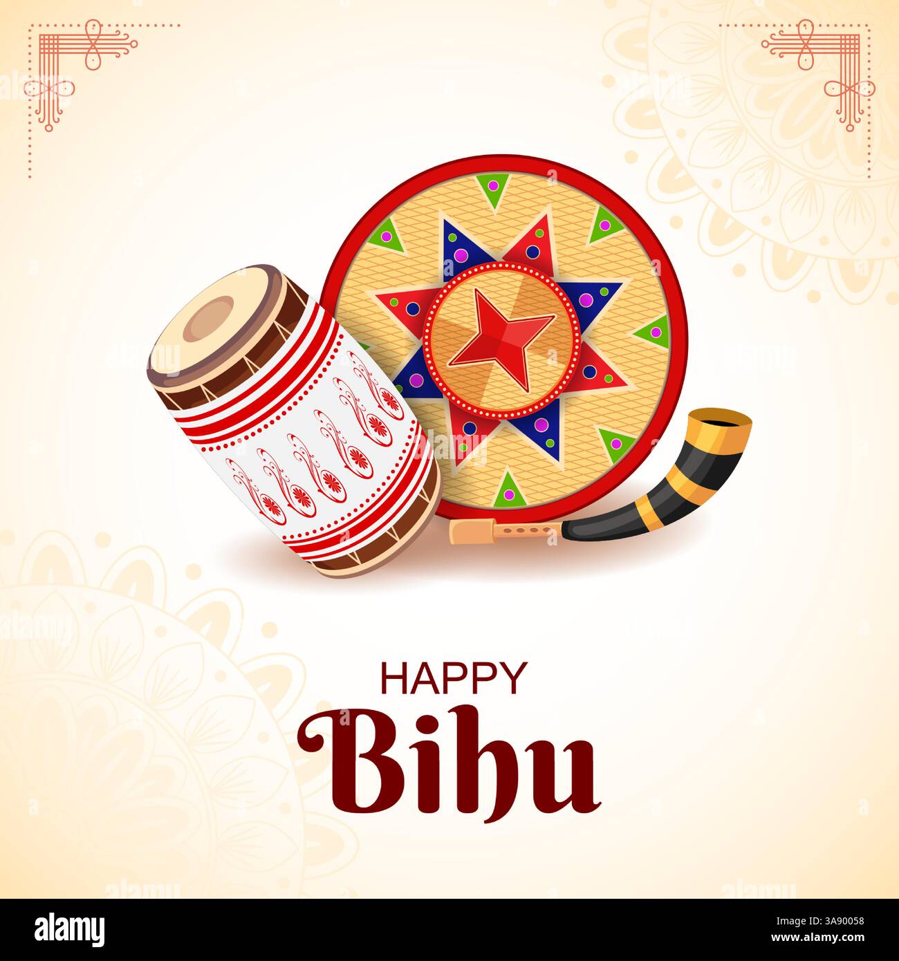 illustration of traditional background for religious holiday festival ...