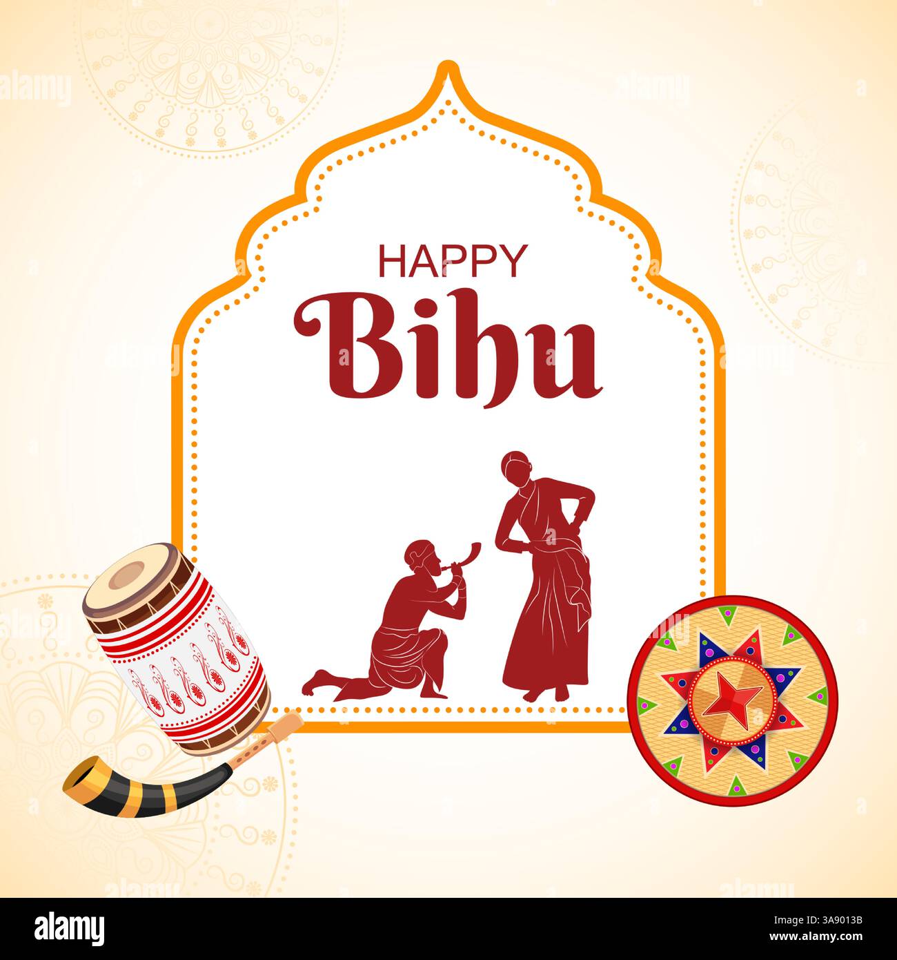 illustration of traditional background for religious holiday festival ...