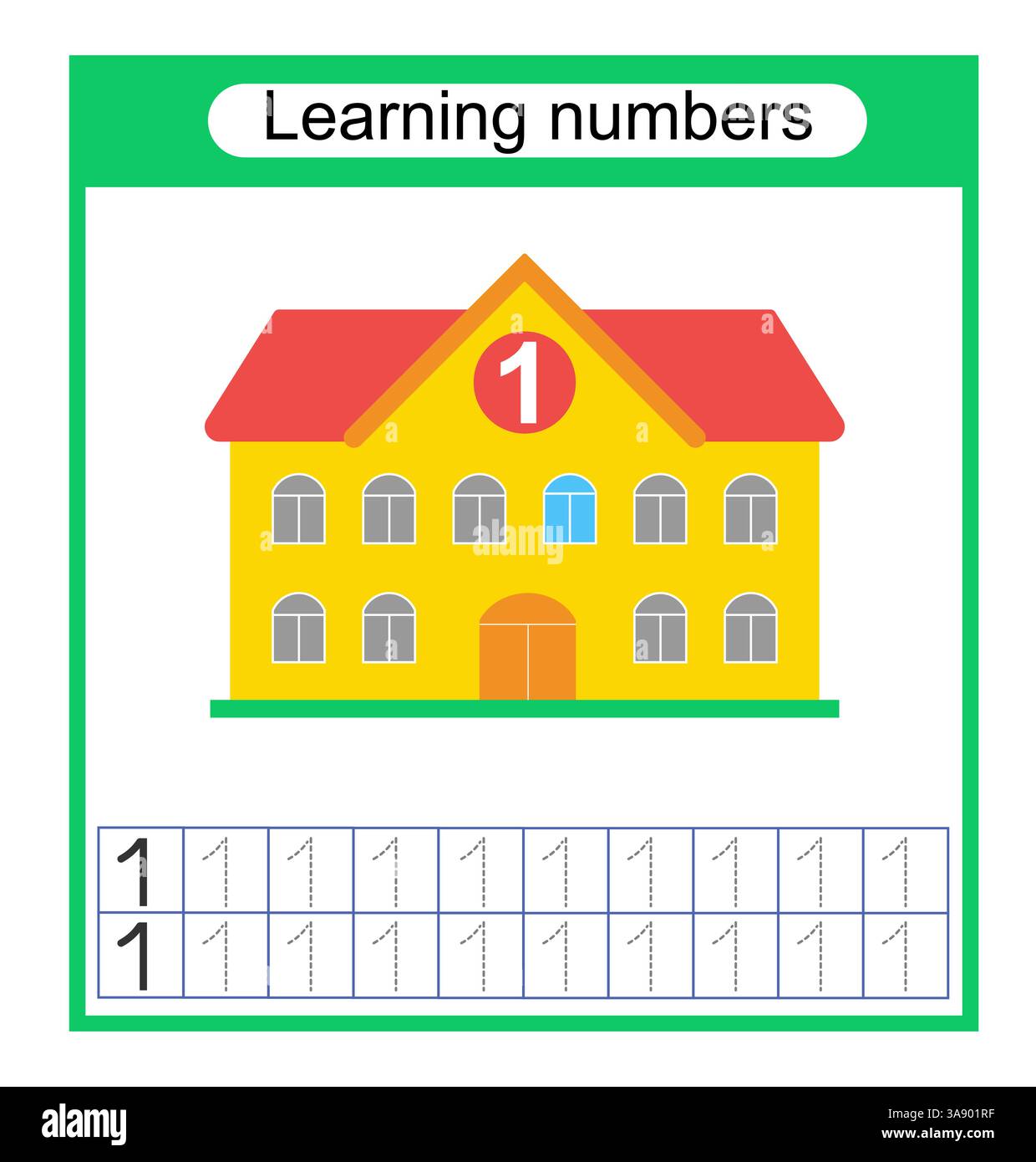 Educational material for kids. Preschool worksheet activity. Tracing ...