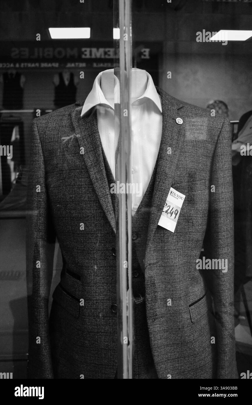 Mannequin suit Black and White Stock Photos & Images - Alamy