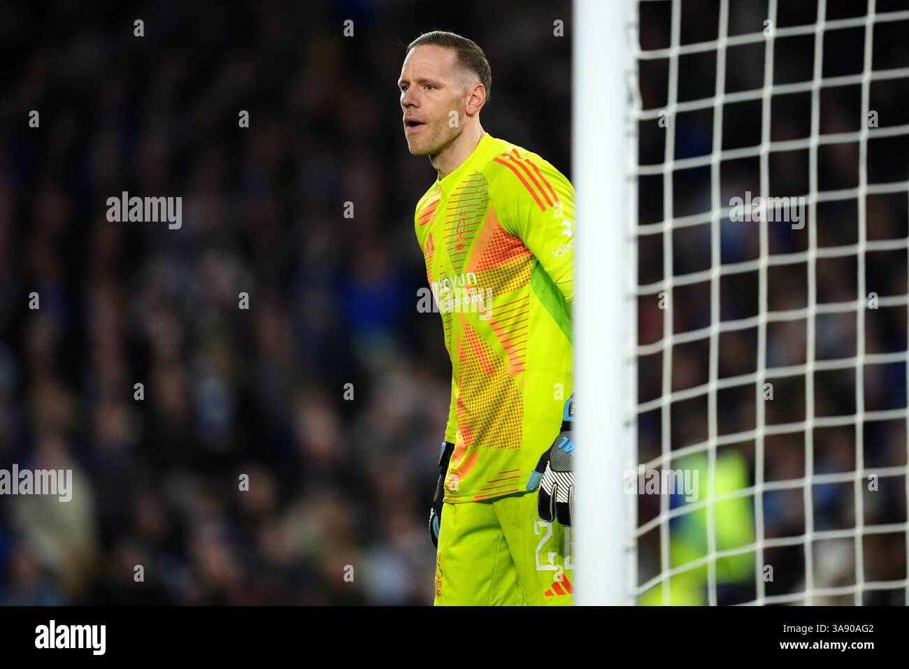 Nottingham Forest goalkeeper Matz Sels during the Emirates FA Cup ...