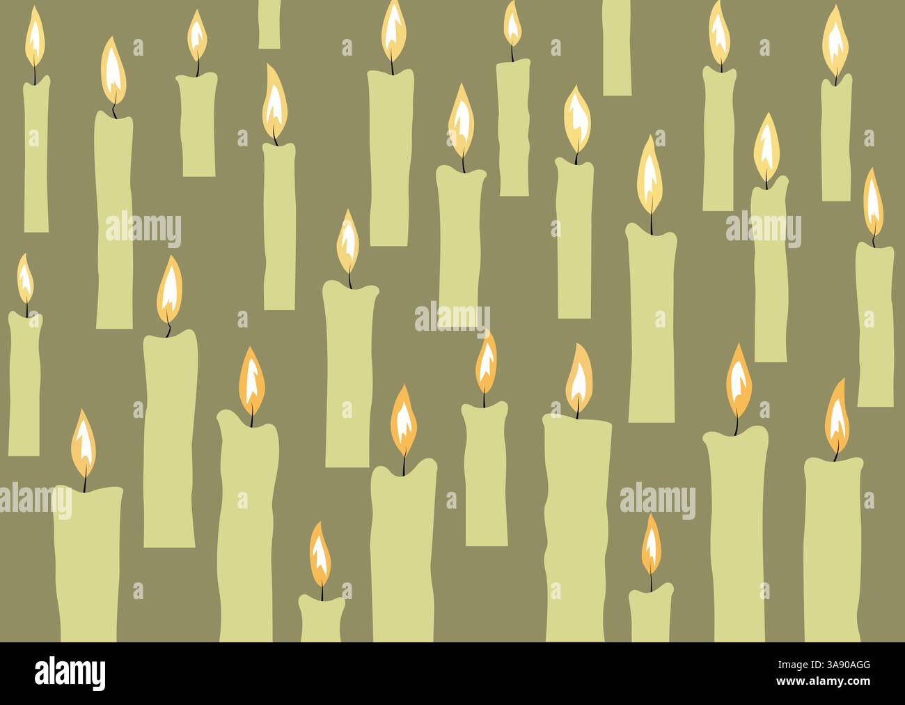 Many candles background. Church candles background. Religion and ...