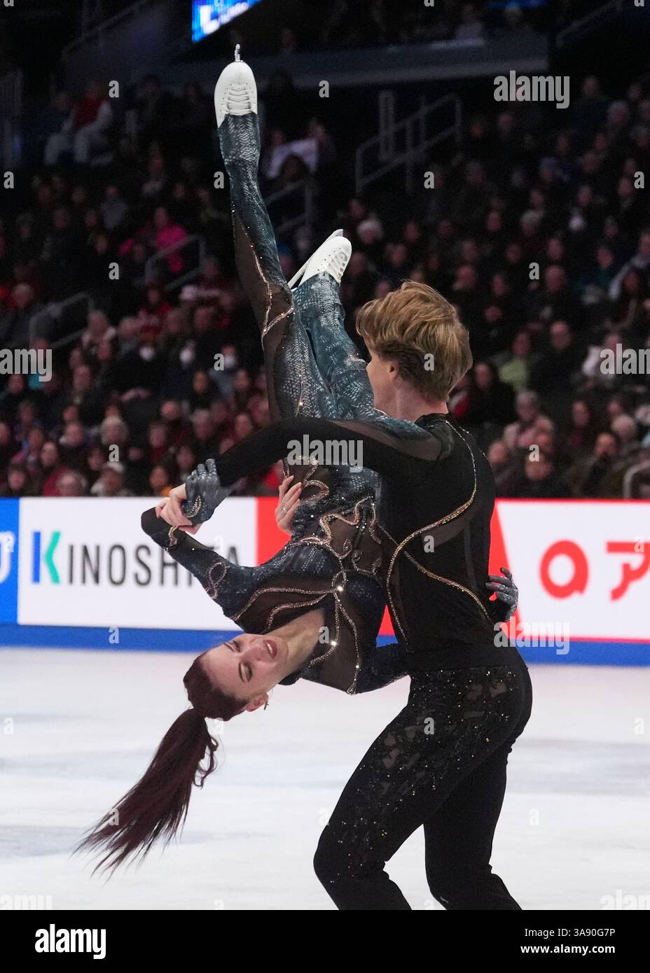 Diana Davis and Gleb Smolkin, of Georgia, perform during the ice dance ...