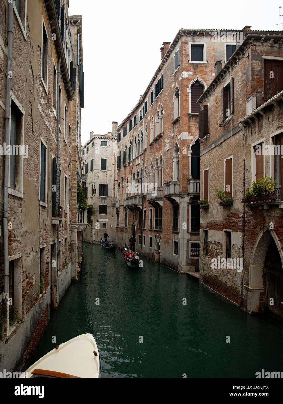 Venice Scene: Canal Side Architecture Stock Photo - Alamy