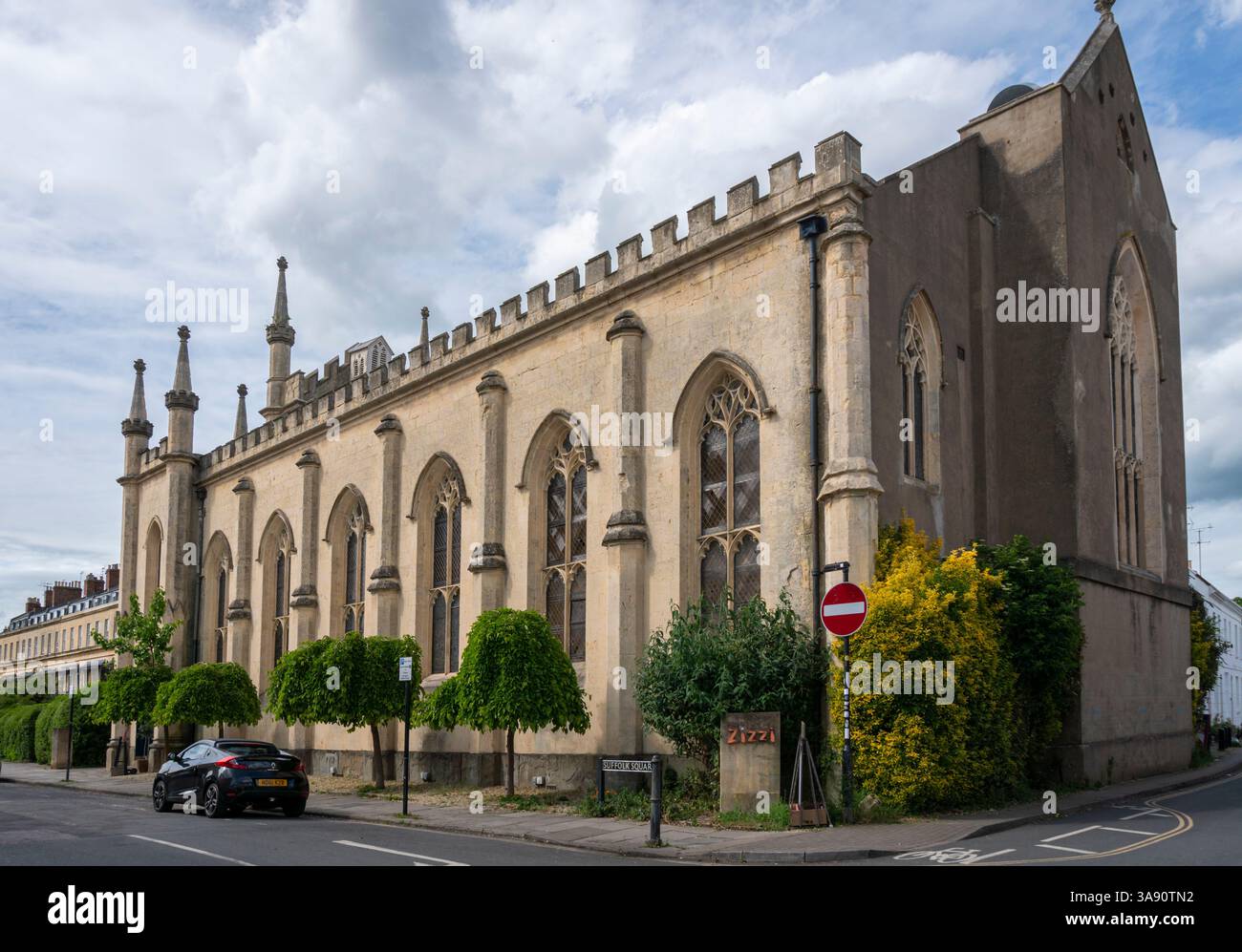 View of the former St James Church, in the town of Cheltenham, UK Stock ...