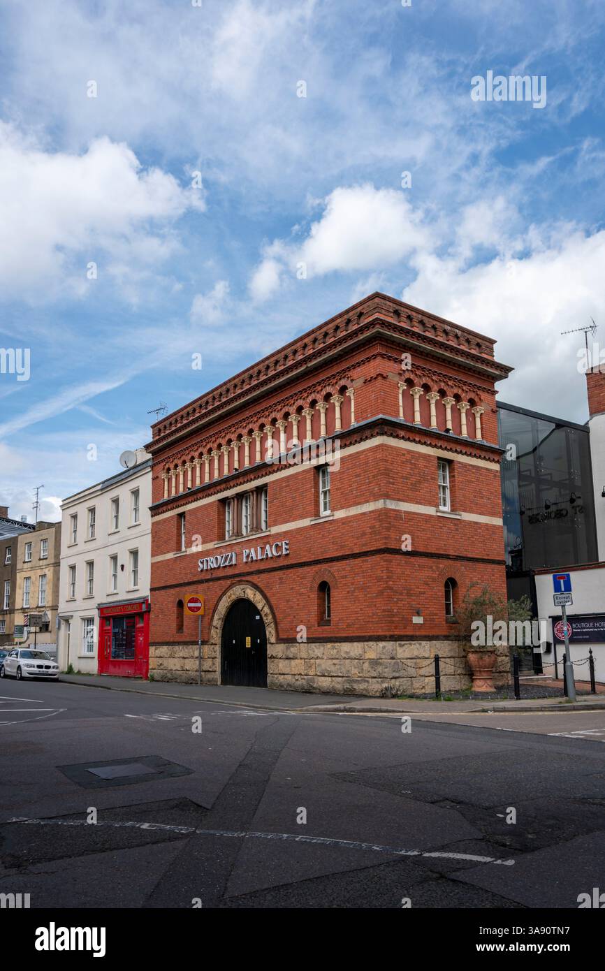 View of the former Pittville Gates electricity sub station in the town ...