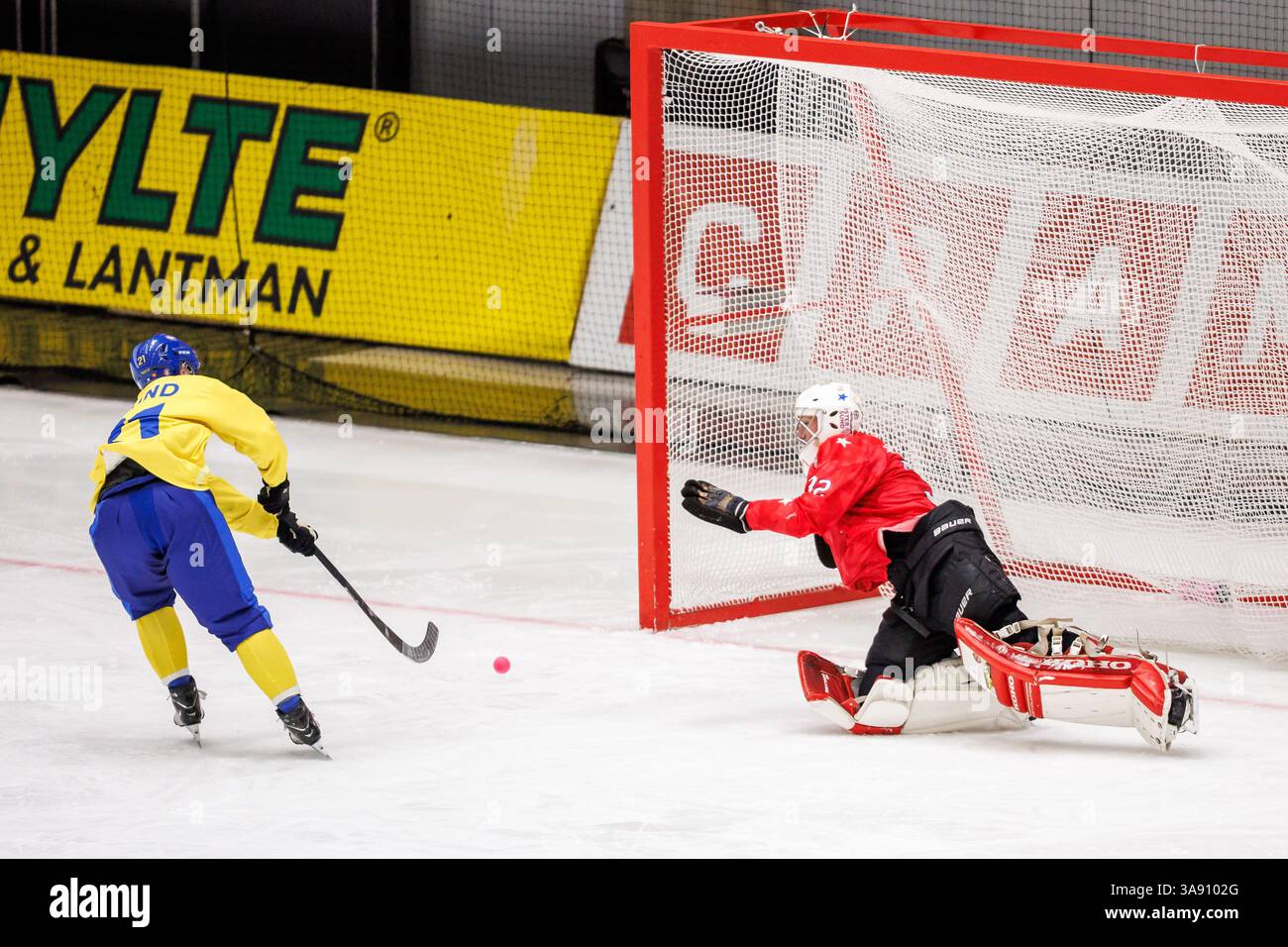 Christoffer Edlund of, Sweden. , . and Zack Wynne of USA during the FIB ...