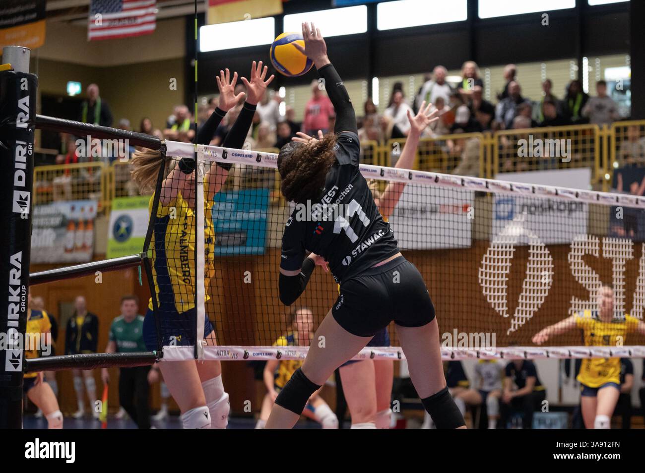 Aachen, Germany, March 29, 2025: Jasmine Rivest (11 Ladies in Black ...