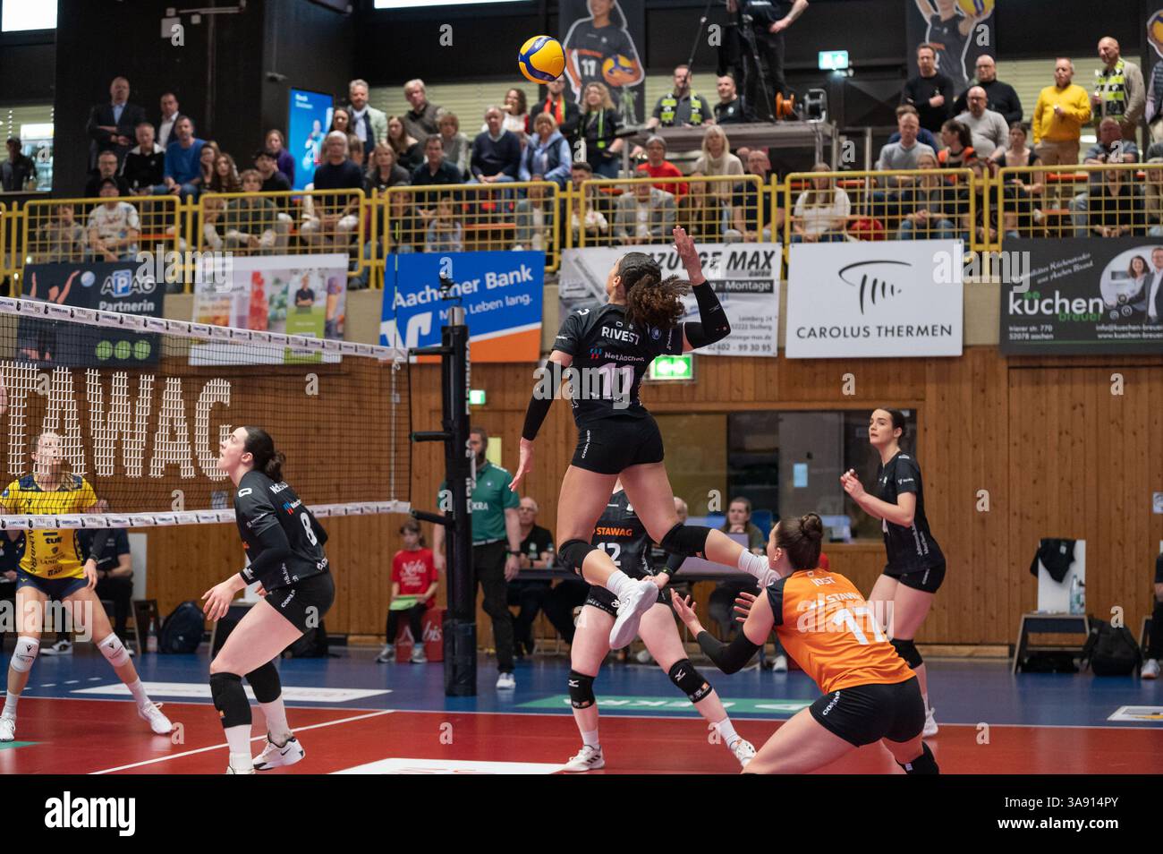 Aachen, Germany, March 29, 2025: Jasmine Rivest (11 Ladies in Black ...