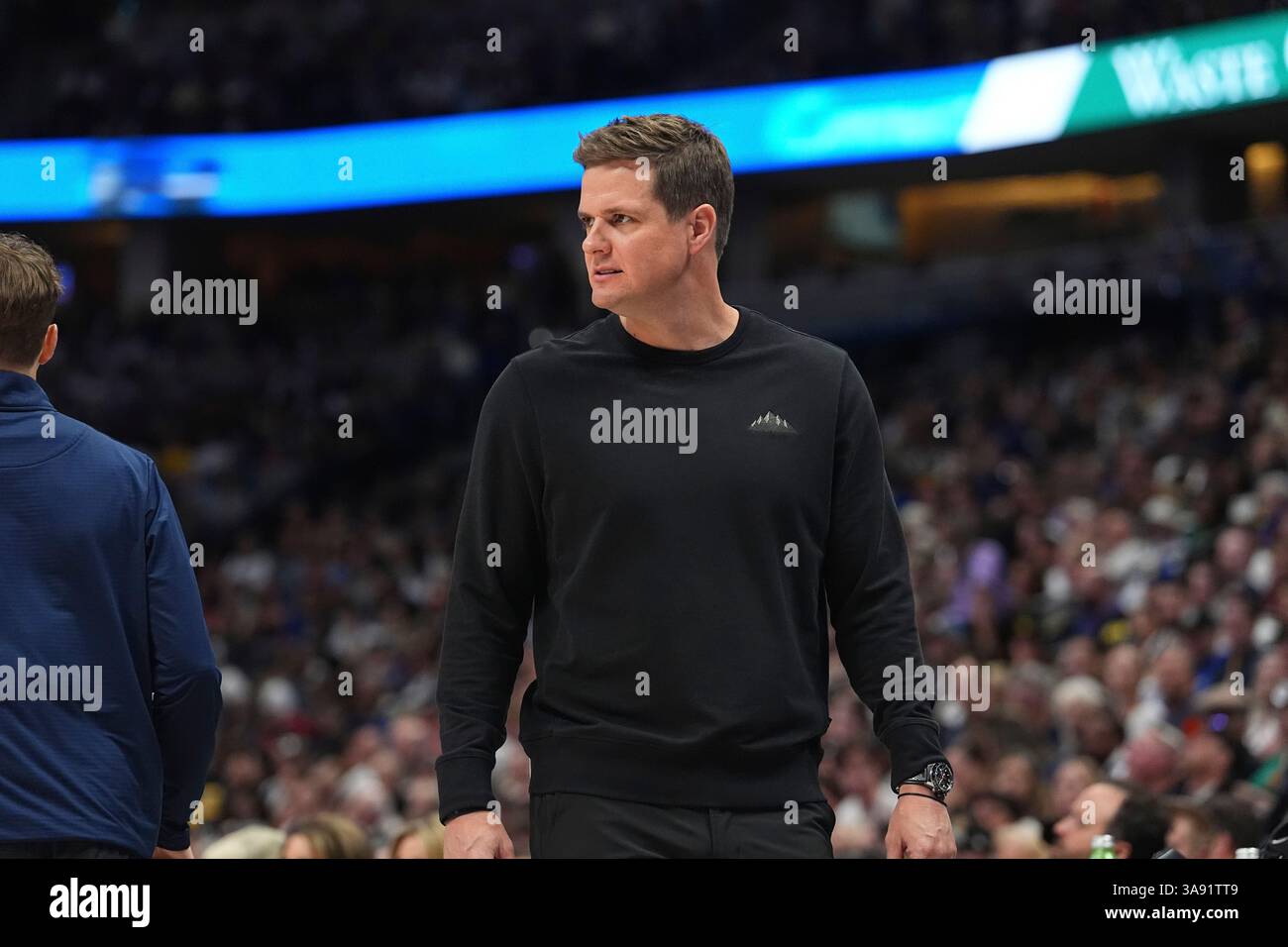 Utah Jazz head coach Will Hardy in the first half of an NBA basketball ...
