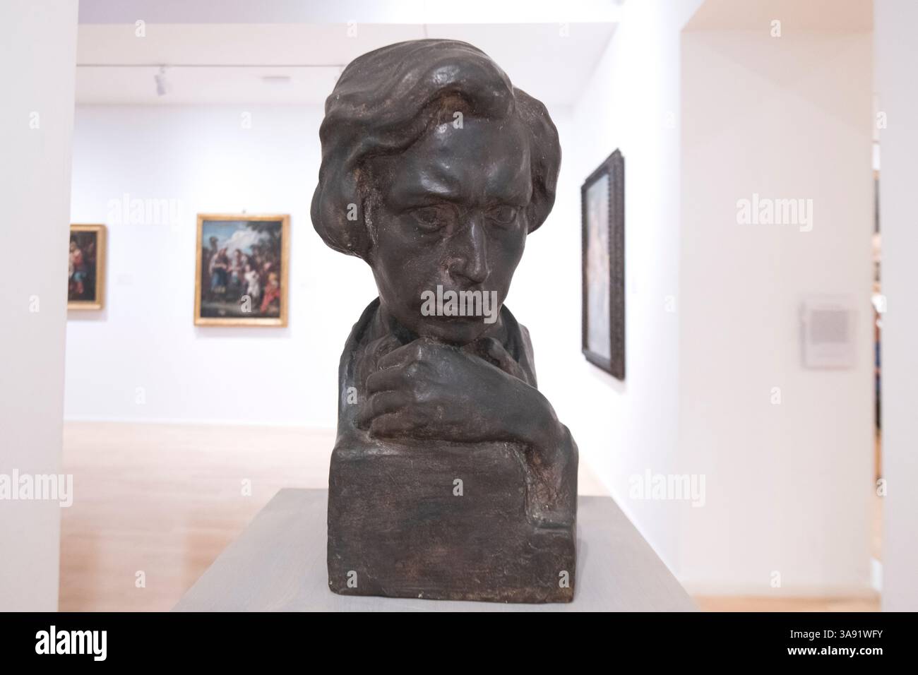 Toma Rosandic: "Portrait of a Musician" (1908). Gallery of Fine Arts ...