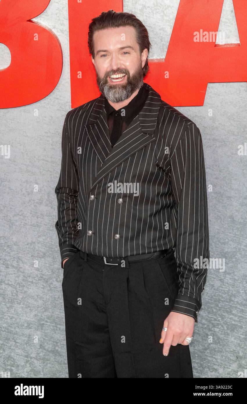 Emmett J. Scanlan attending the UK premiere of MobLand at Odeon Luxe ...