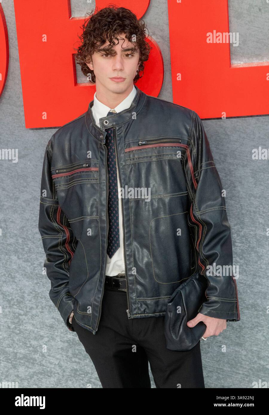 Josh Hewitt attending the UK premiere of MobLand at Odeon Luxe ...