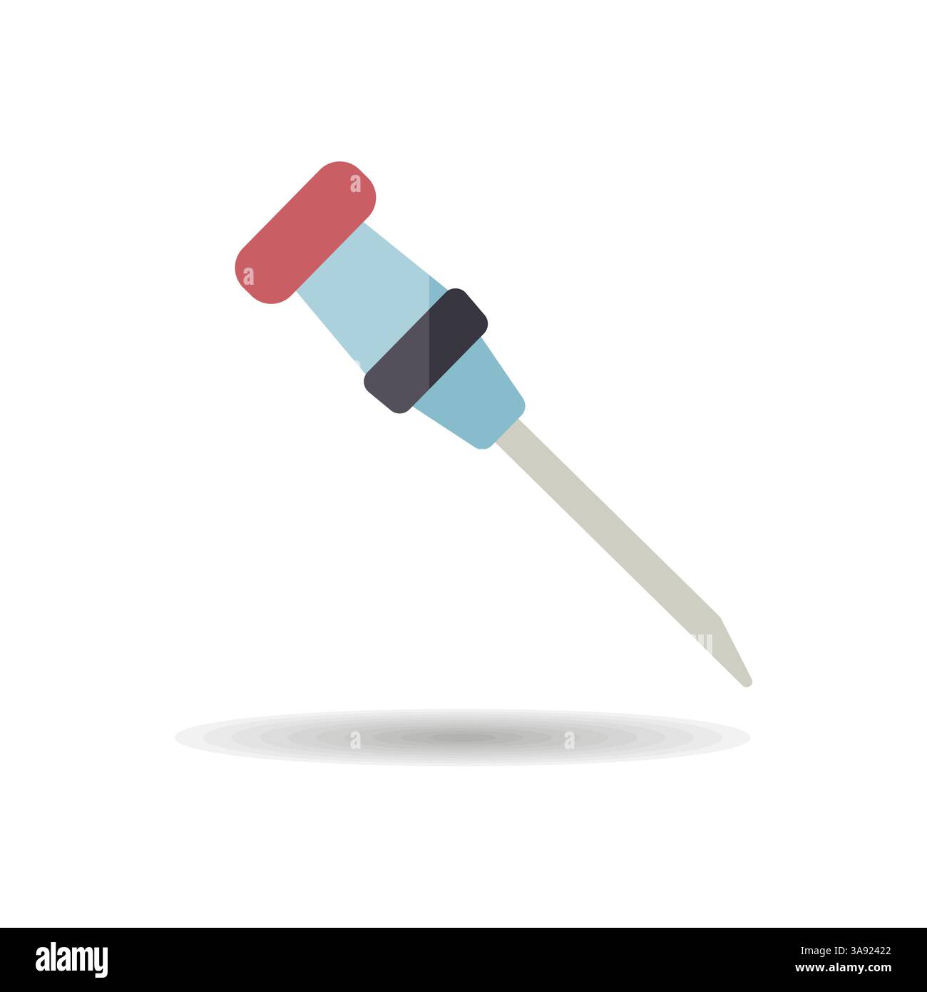 Catheter vector isolated icon. Medicine and healthcare, medical support ...