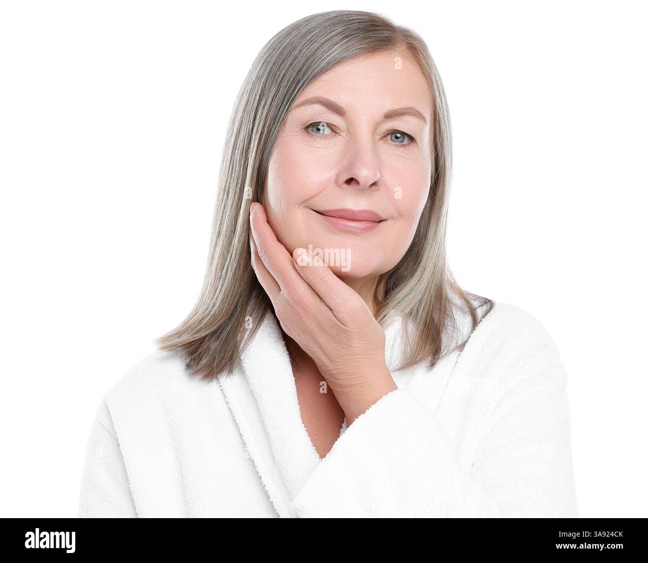 Woman perfect skin natural Cut Out Stock Images & Pictures - Alamy