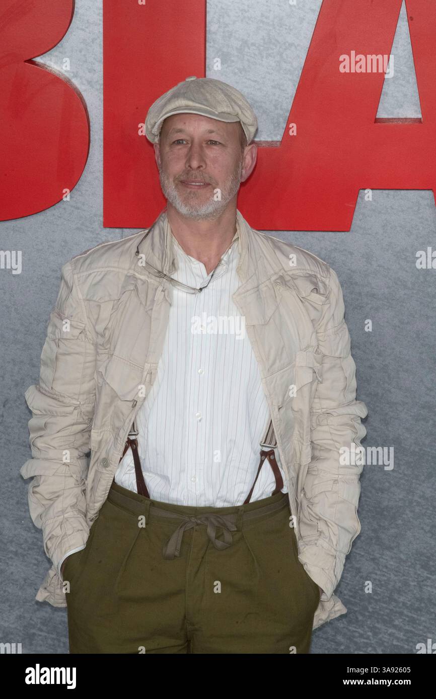 Daniel Betts attending the UK premiere of MobLand at Odeon Luxe ...