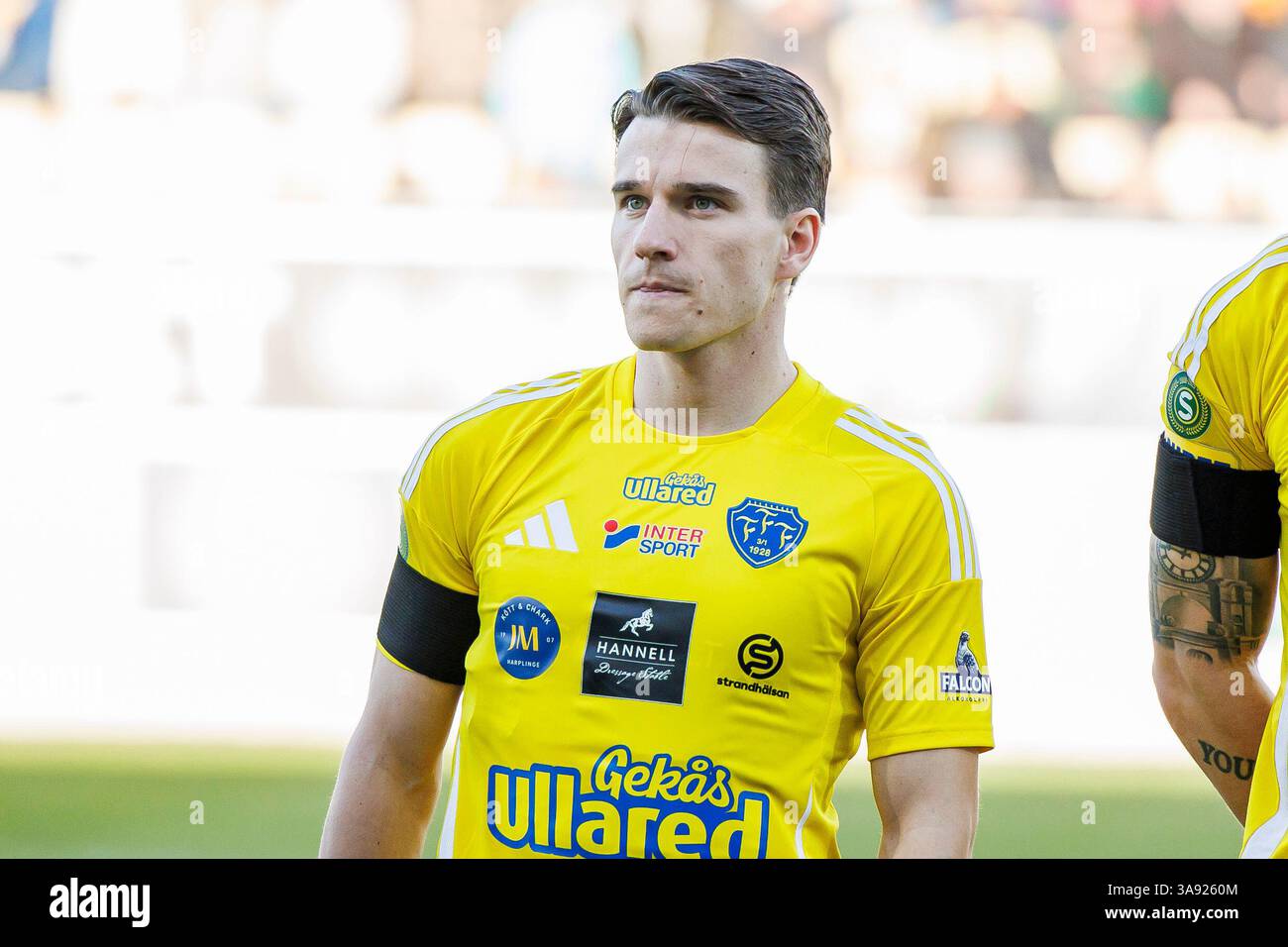 Falkenberg, Sverige. 29th Mar, 2025. 250329 Falkenbergs Oskar Lindberg ...
