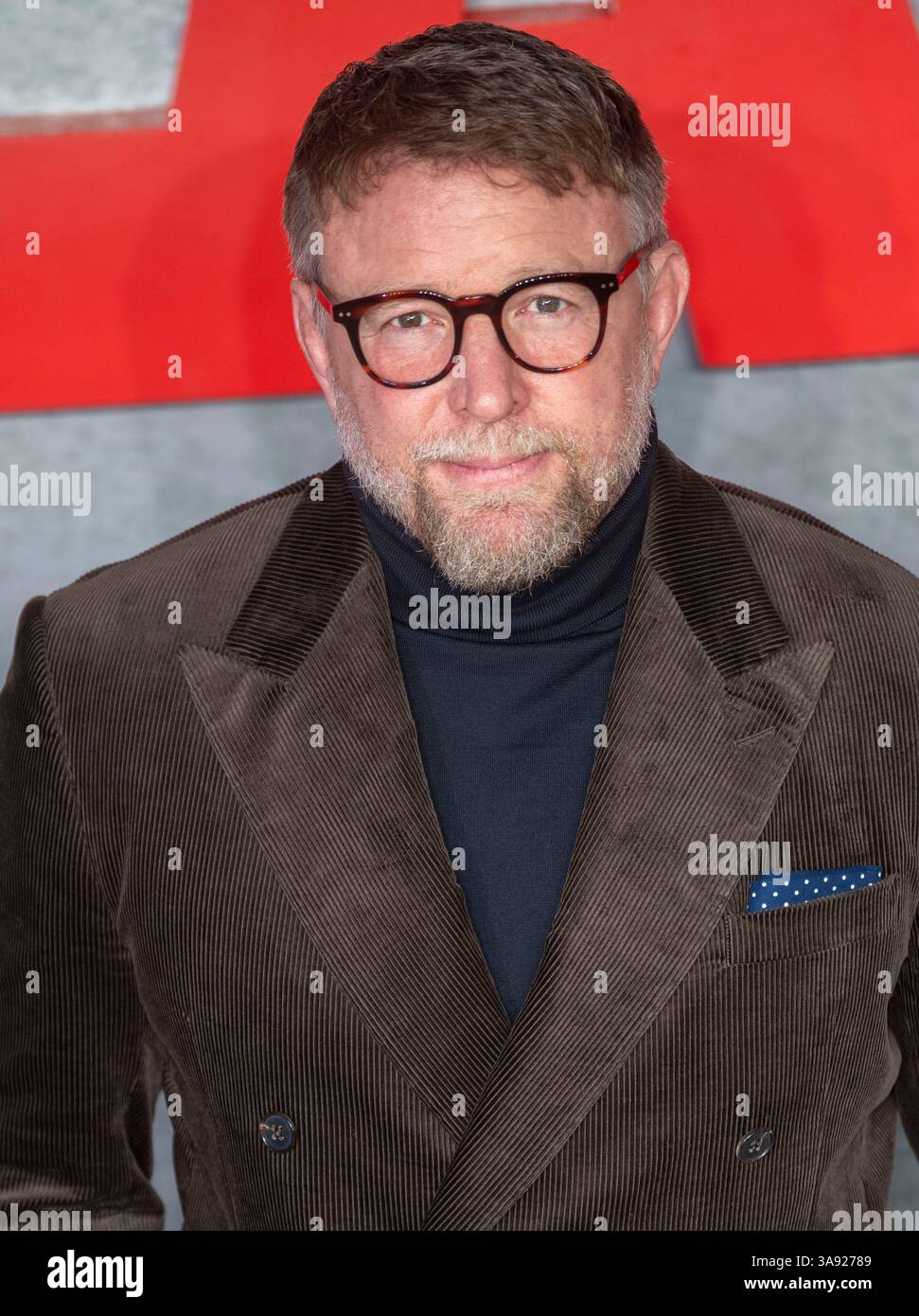 Guy Ritchie attending the UK premiere of MobLand at Odeon Luxe ...