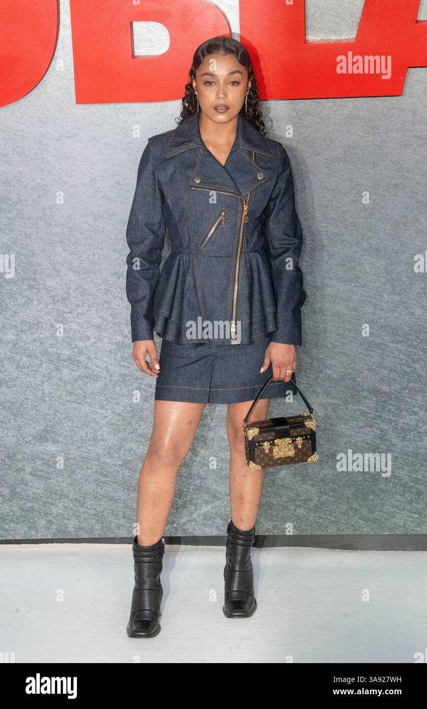 Jasmine Jobson attending the UK premiere of MobLand at Odeon Luxe ...