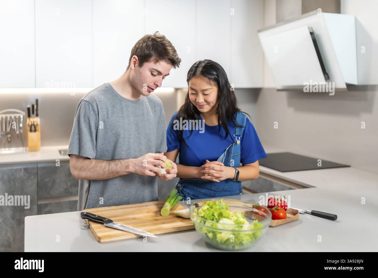 Healthy vibrant multiethnic couple hi-res stock photography and images ...