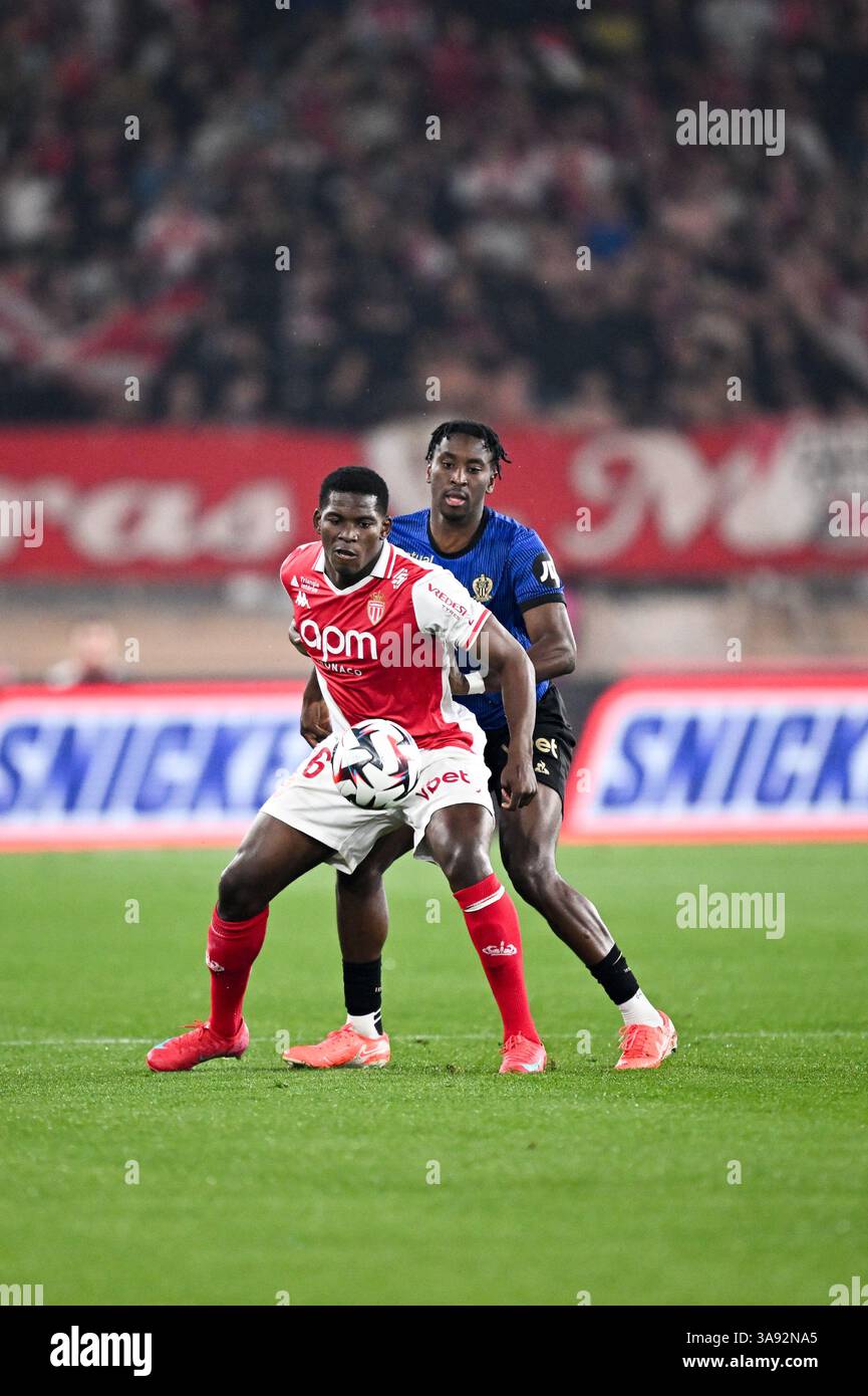 36 Breel EMBOLO (asm) - 64 Moise BOMBITO (ogcn) during the Ligue 1 ...