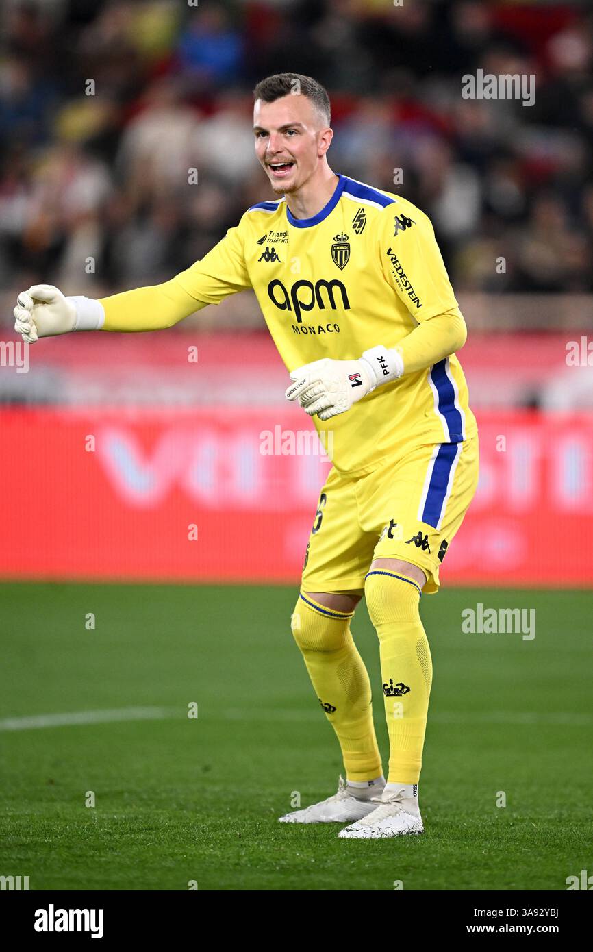 16 Philipp KOHN (asm) during the Ligue 1 match between Monaco and Nice ...