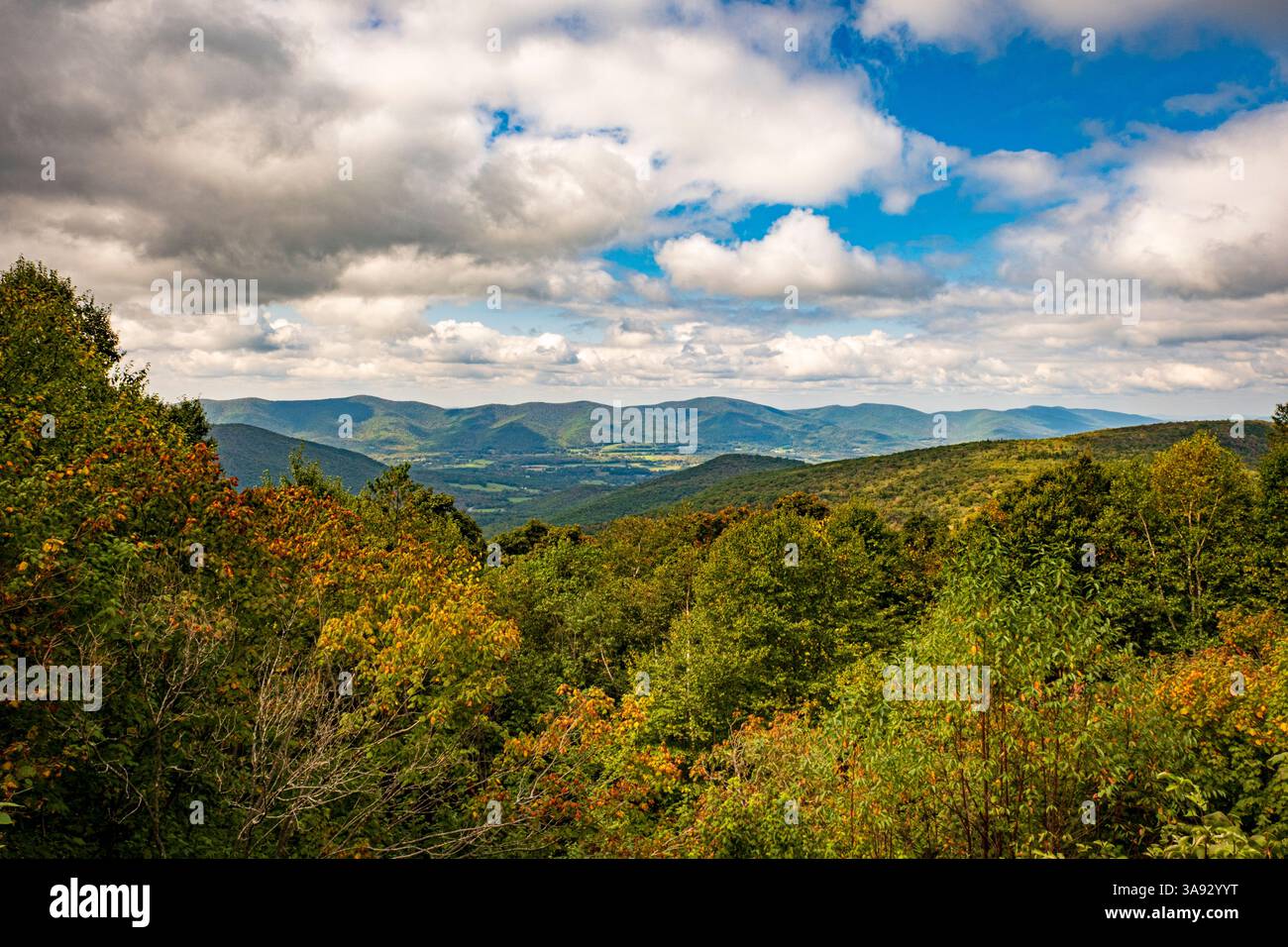 A view from Mt Greylock in Western Mass Stock Photo - Alamy