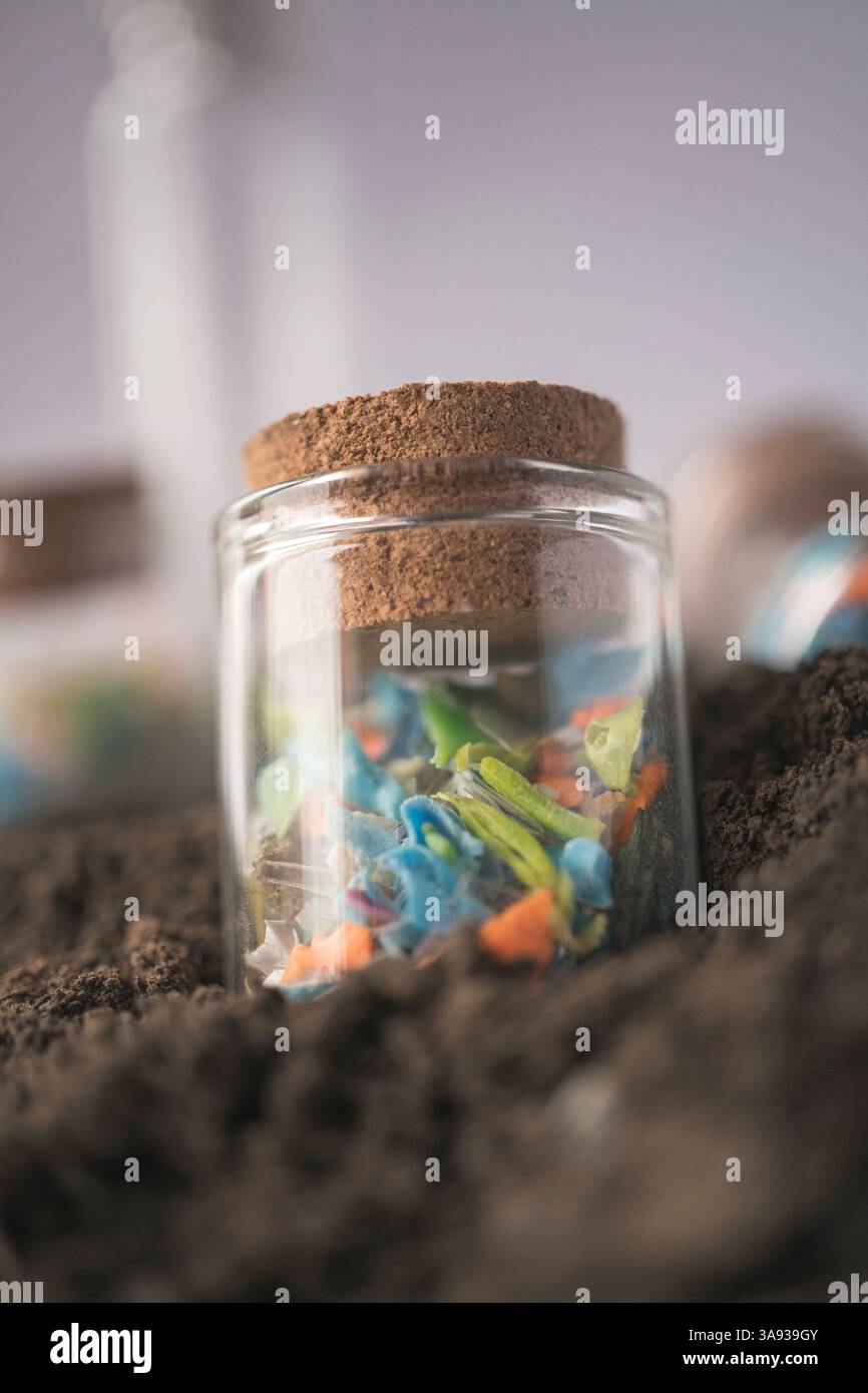 Microplastic pollution plastic particles top hi-res stock photography ...