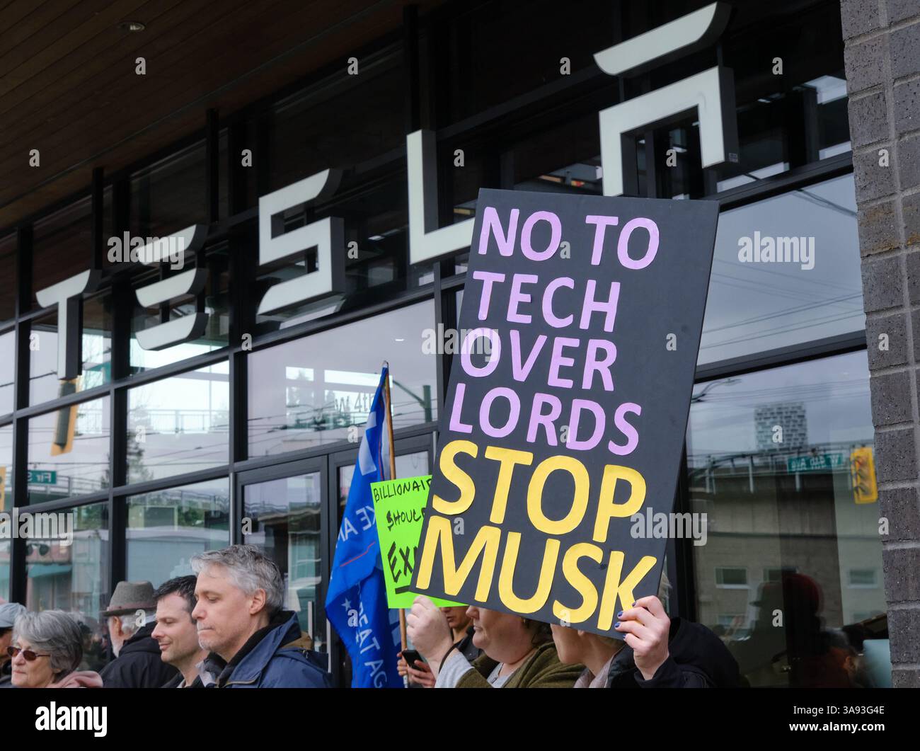 Vancouver, British Columbia, Canada. March 29th, 2025. Crowd gathers in ...