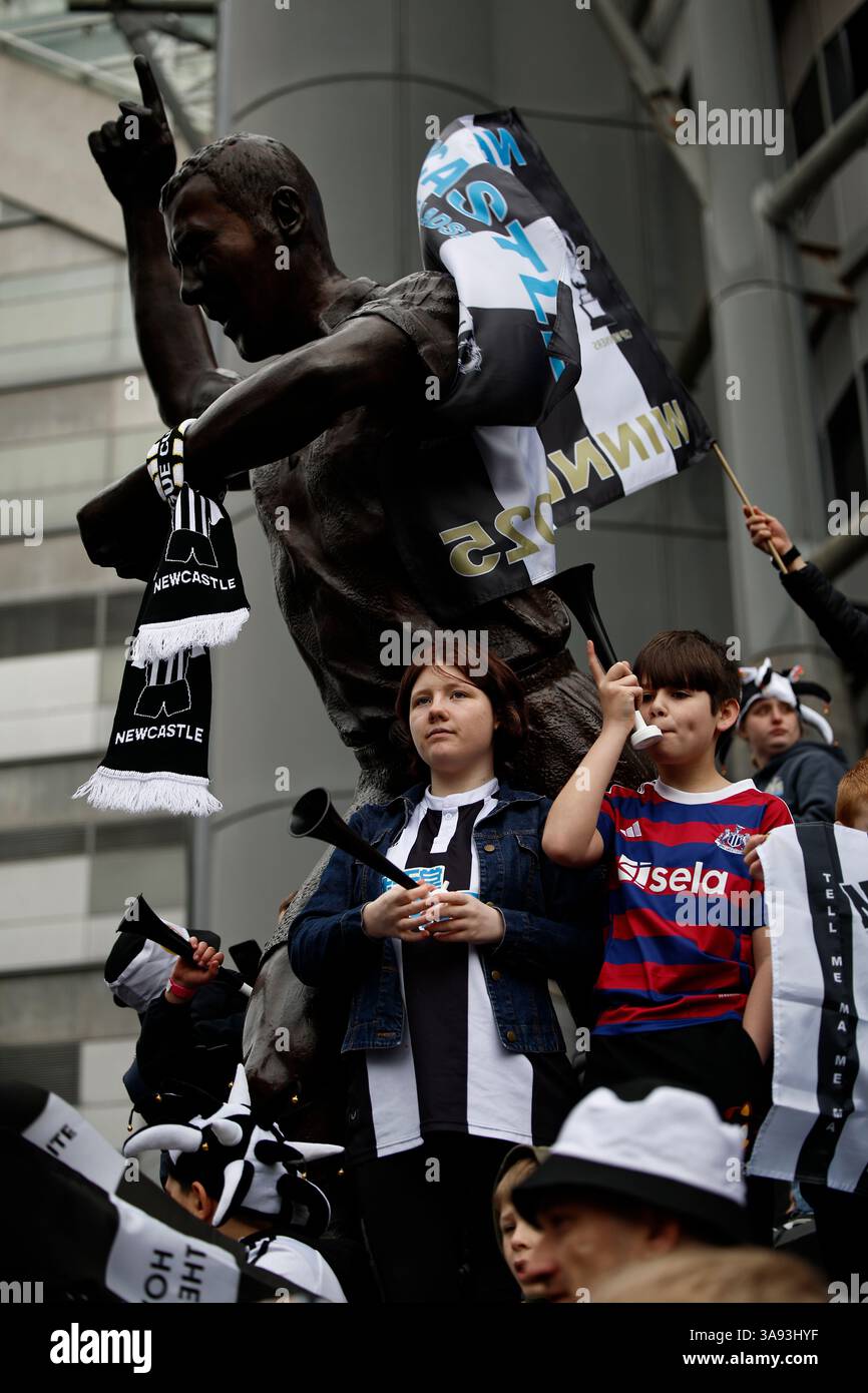 29th March 2025; St James Park to Town Moor, Newcastle, England ...