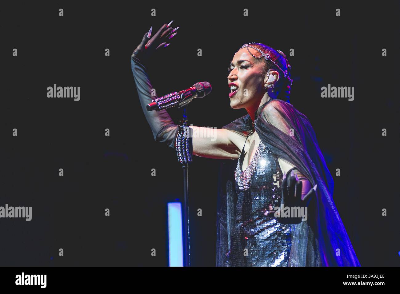 Nina Zilli performs during the tour “Nina Zilli Live” on March 27, 2025 ...