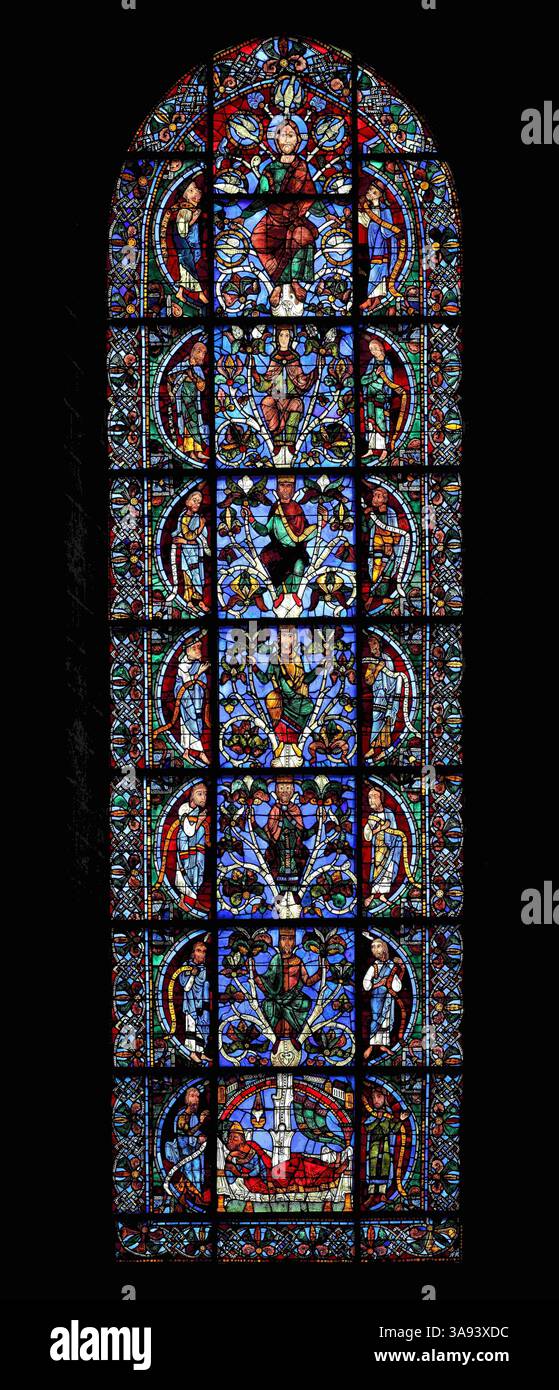 October 15, 2013 - Chartres, France - The genealogy of Christ ...
