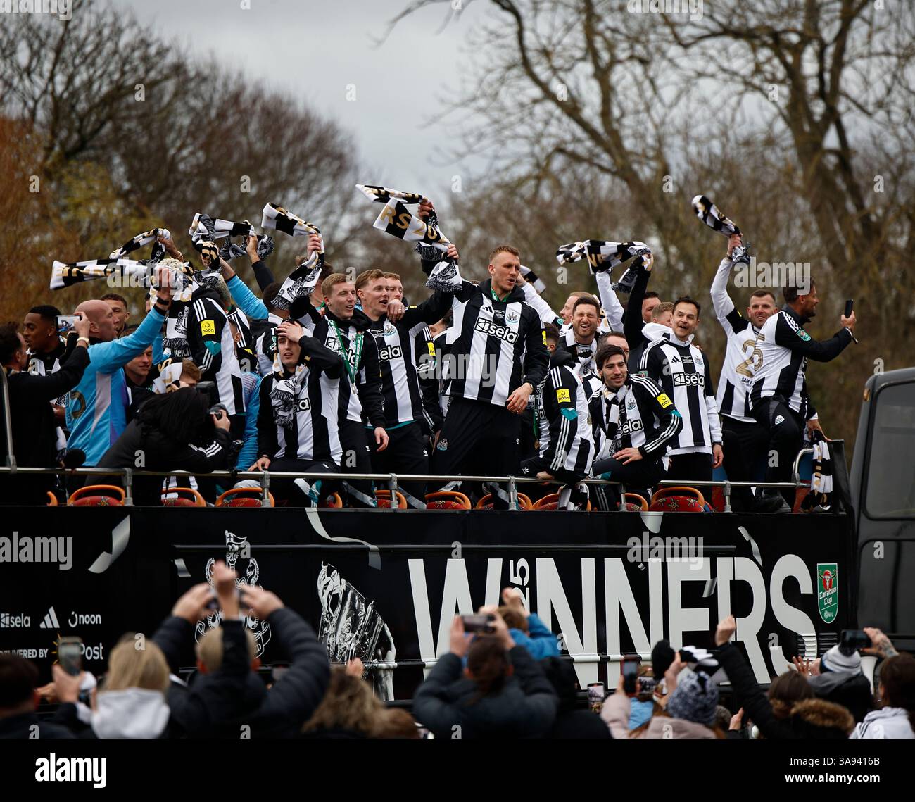 29th March 2025; St James Park to Town Moor, Newcastle, England ...