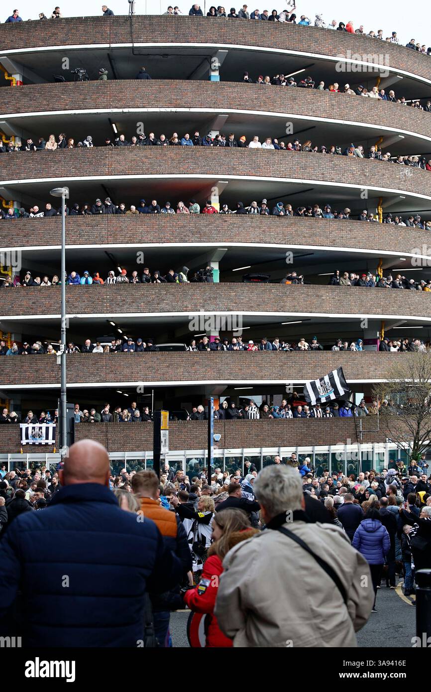 29th March 2025; St James Park to Town Moor, Newcastle, England ...