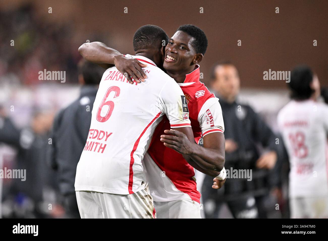 36 Breel EMBOLO (asm) during the Ligue 1 match between Monaco and Nice ...