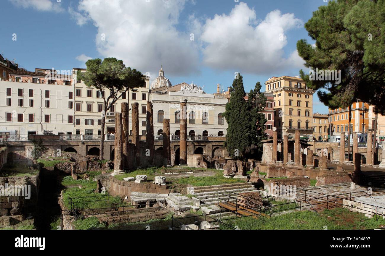 November 2, 2012 - Rome, Italy - Area Sacra, Largo di Torre Argentina ...