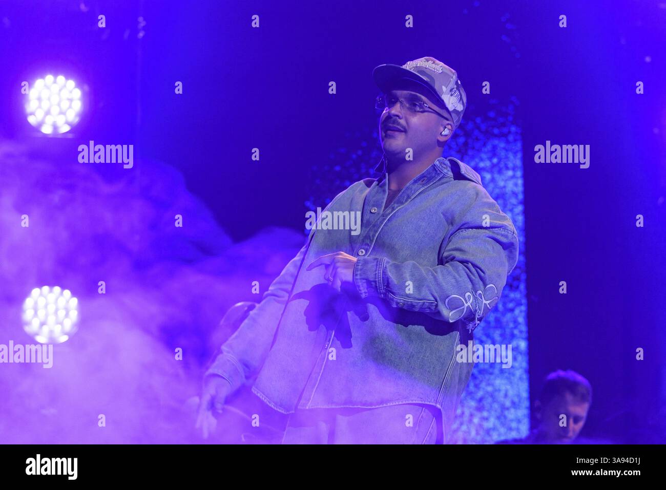 Geolier – real name Emanuele Palumbo- performs during the live on March ...