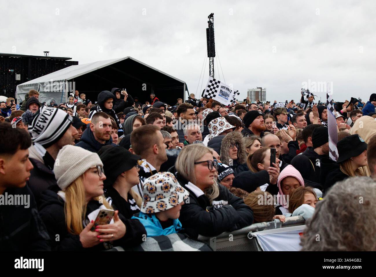 29th March 2025; St James Park to Town Moor, Newcastle, England ...