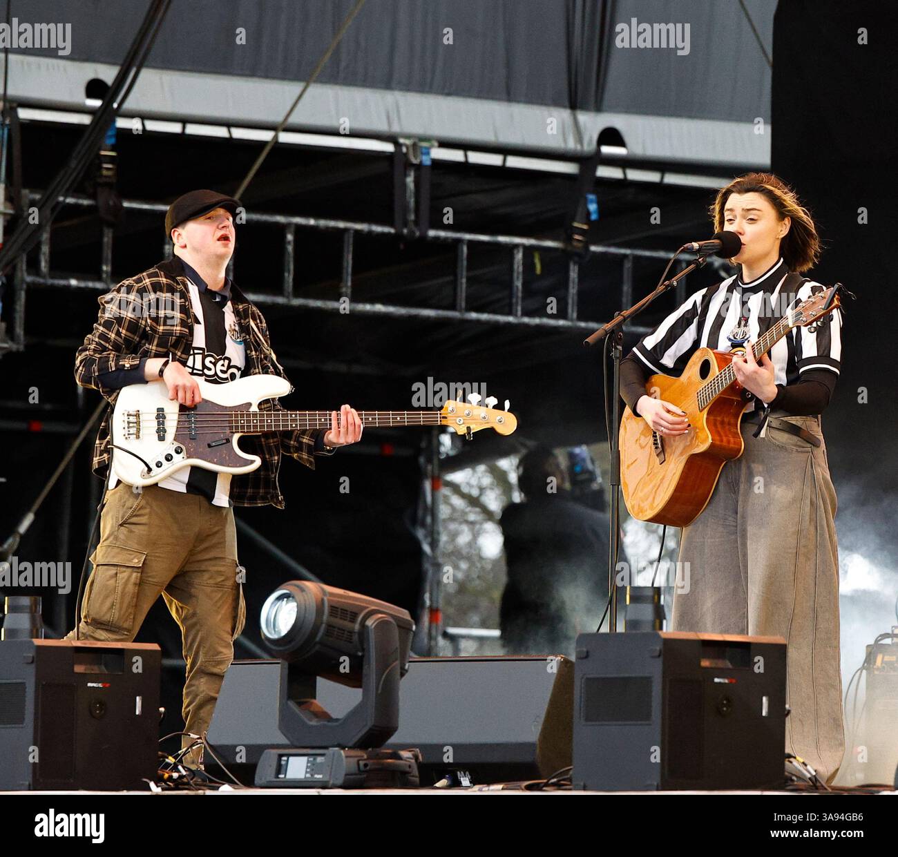 29th March 2025; St James Park to Town Moor, Newcastle, England ...