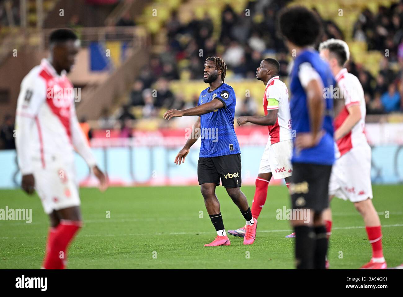 09 Terem MOFFI (ogcn) during the Ligue 1 match between Monaco and Nice at Stade Louis II on ...