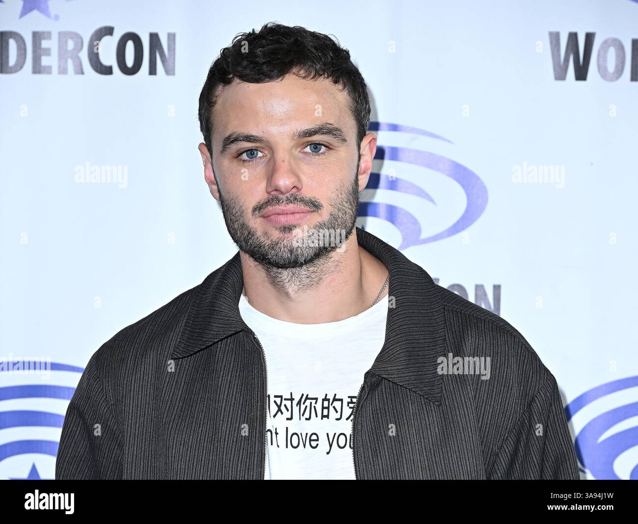 Anaheim, USA. 29th Mar, 2025. Josh McKenzie arriving at WonderCon 2025 ...