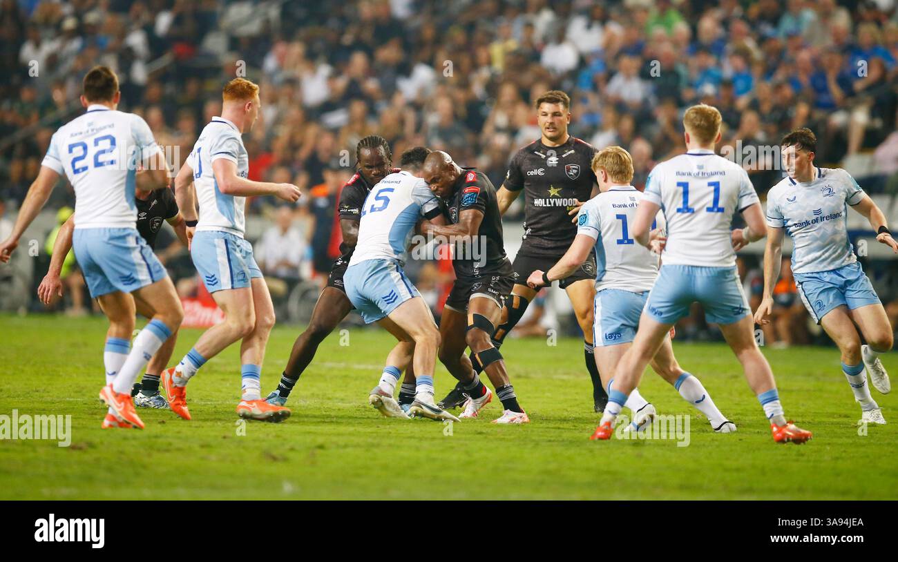 DURBAN, SOUTH AFRICA - MARCH 29:Jimmy O Brien of Leinster Rugby and ...