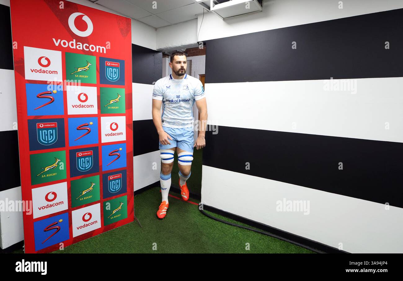 DURBAN, SOUTH AFRICA - MARCH 29: Max Deegan 9Captain) of Leinster Rugby ...