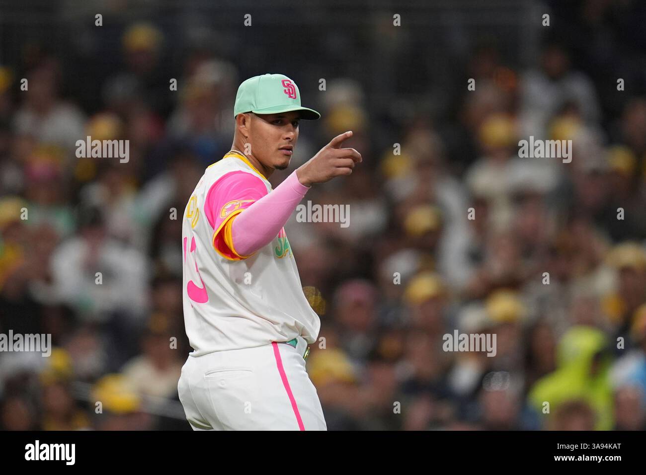 San Diego Padres third baseman Manny Machado throws to first for the ...